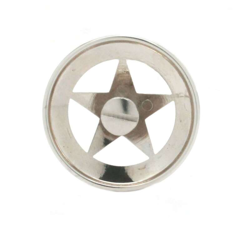 3/4th inch Texas Ranger Star Concho Silver Medallion – The Sporting Jack