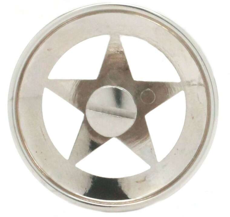 3/4th inch Texas Ranger Star Concho Silver Medallion – The Sporting Jack
