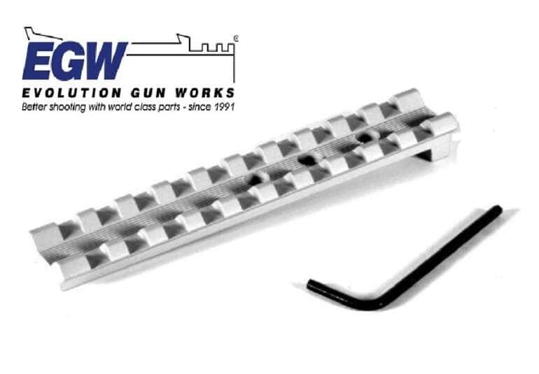 EGW Silver Smith and Wesson (S&W) Revolver scope mount Picatinny Rail ...